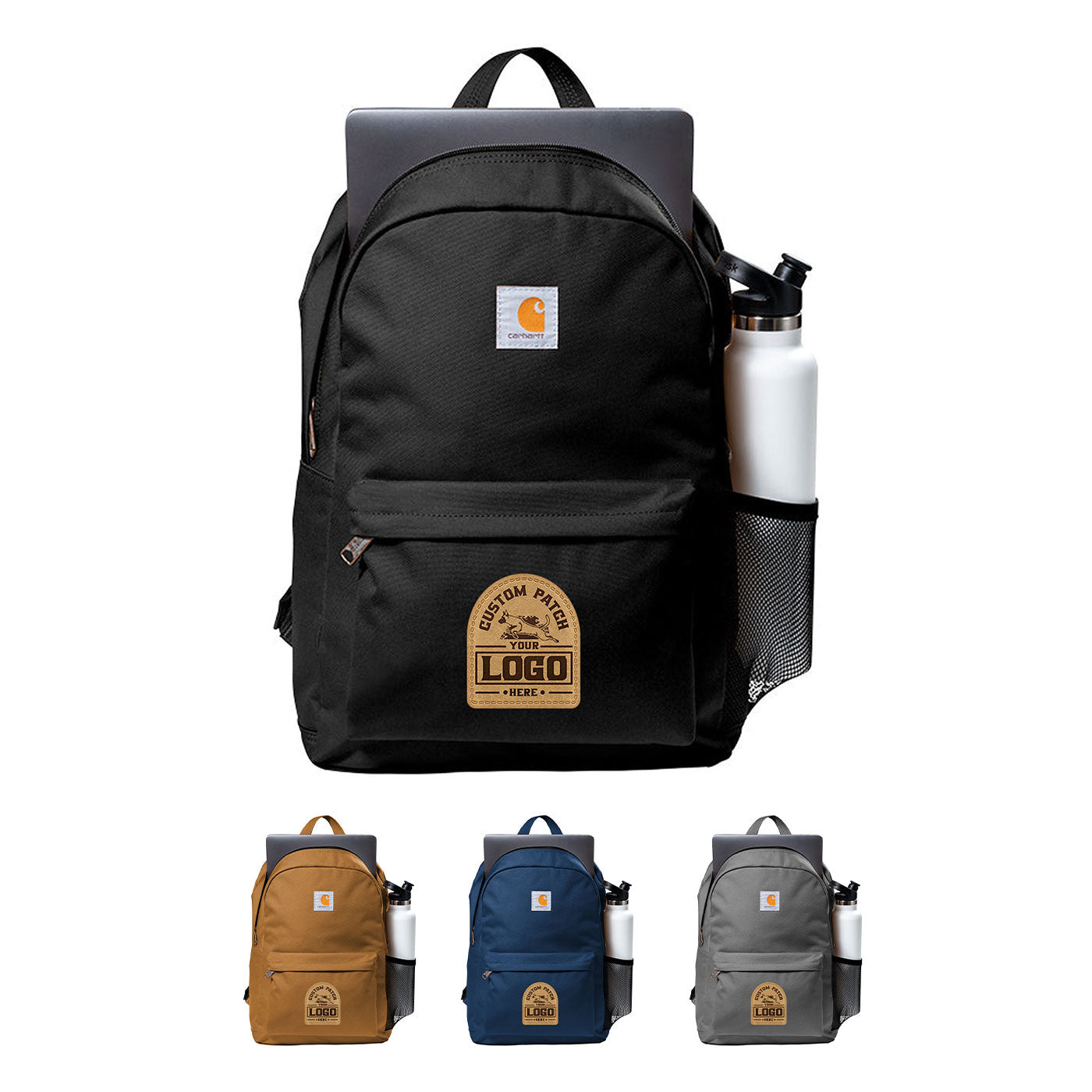 Custom Patch Carhartt CT89241804 Canvas Backpack – Star Hats and Embroidery