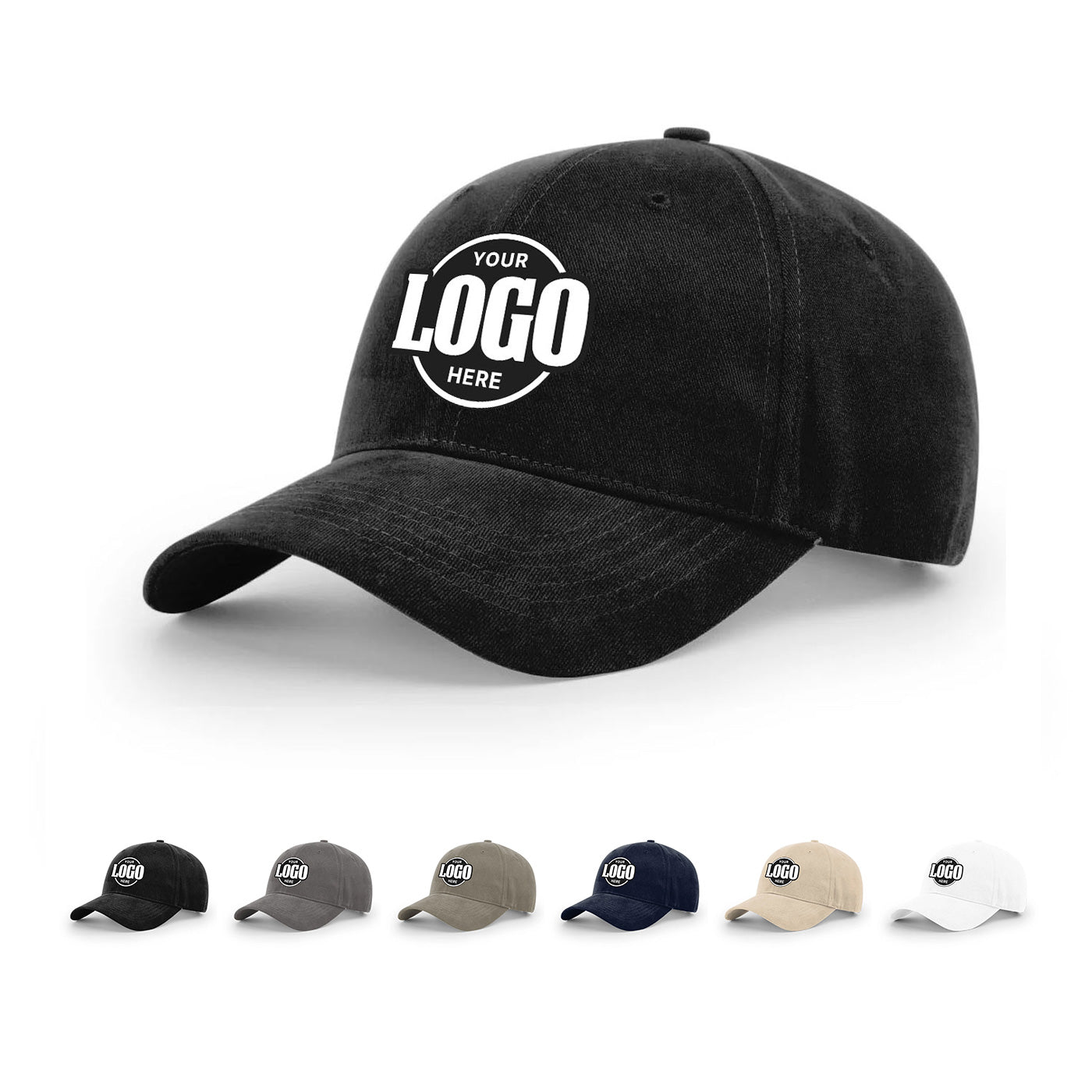 Custom Embroidered Richardson 203 Brushed Chino Cap – Star Hats and ...