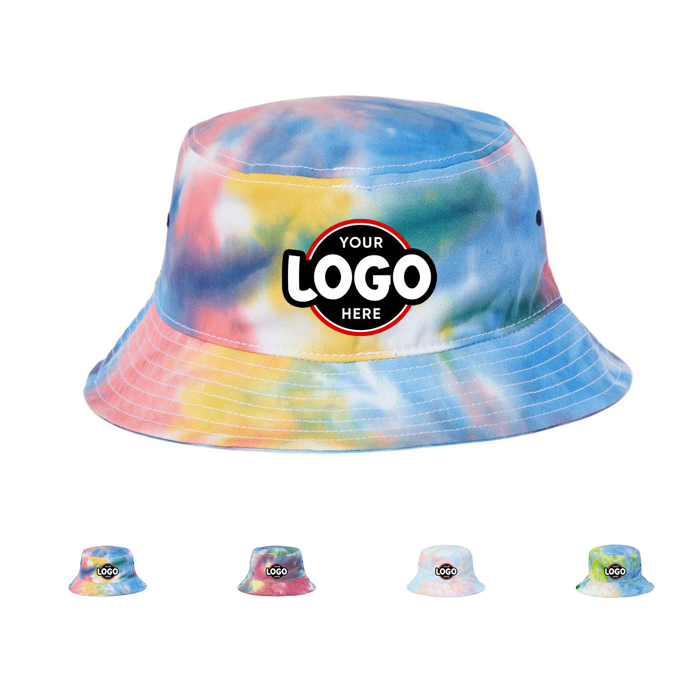 Custom Embroidered The Game GB493 The Newport Tie-Dyed Bucket Hat ...