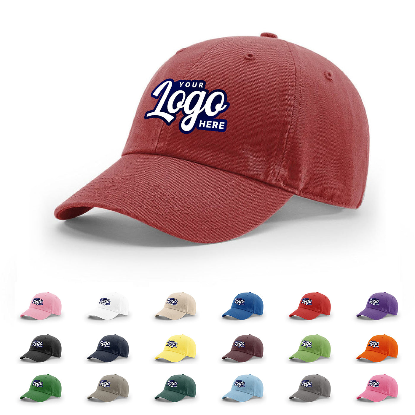 Custom Embroidered Richardson 320 Washed Chino Cap – Star Hats and ...