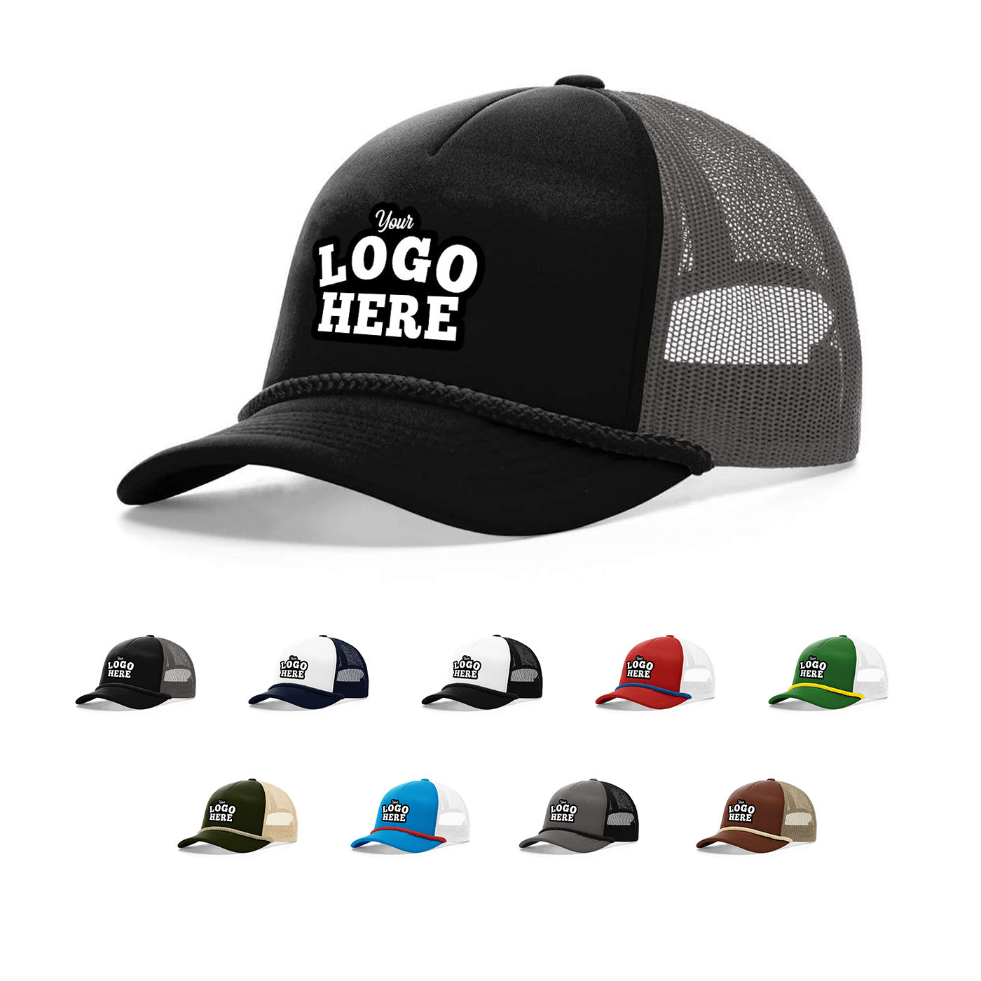 Custom Embroidered Richardson 213 Low Pro Foamie Trucker Cap – Star ...