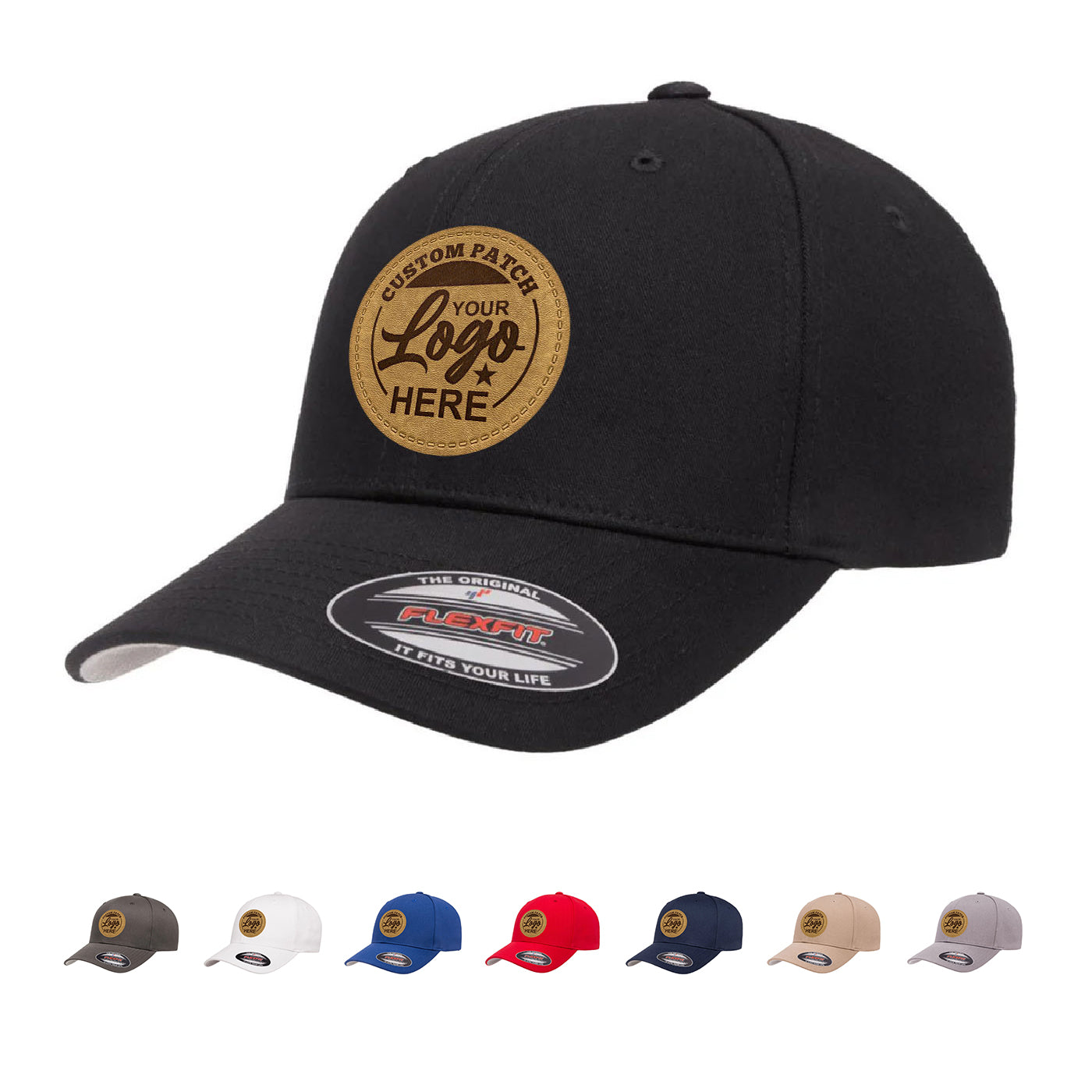 Custom Patch FlexFit 5001 V-Flexfit Cotton Twill Cap – Star Hats and ...