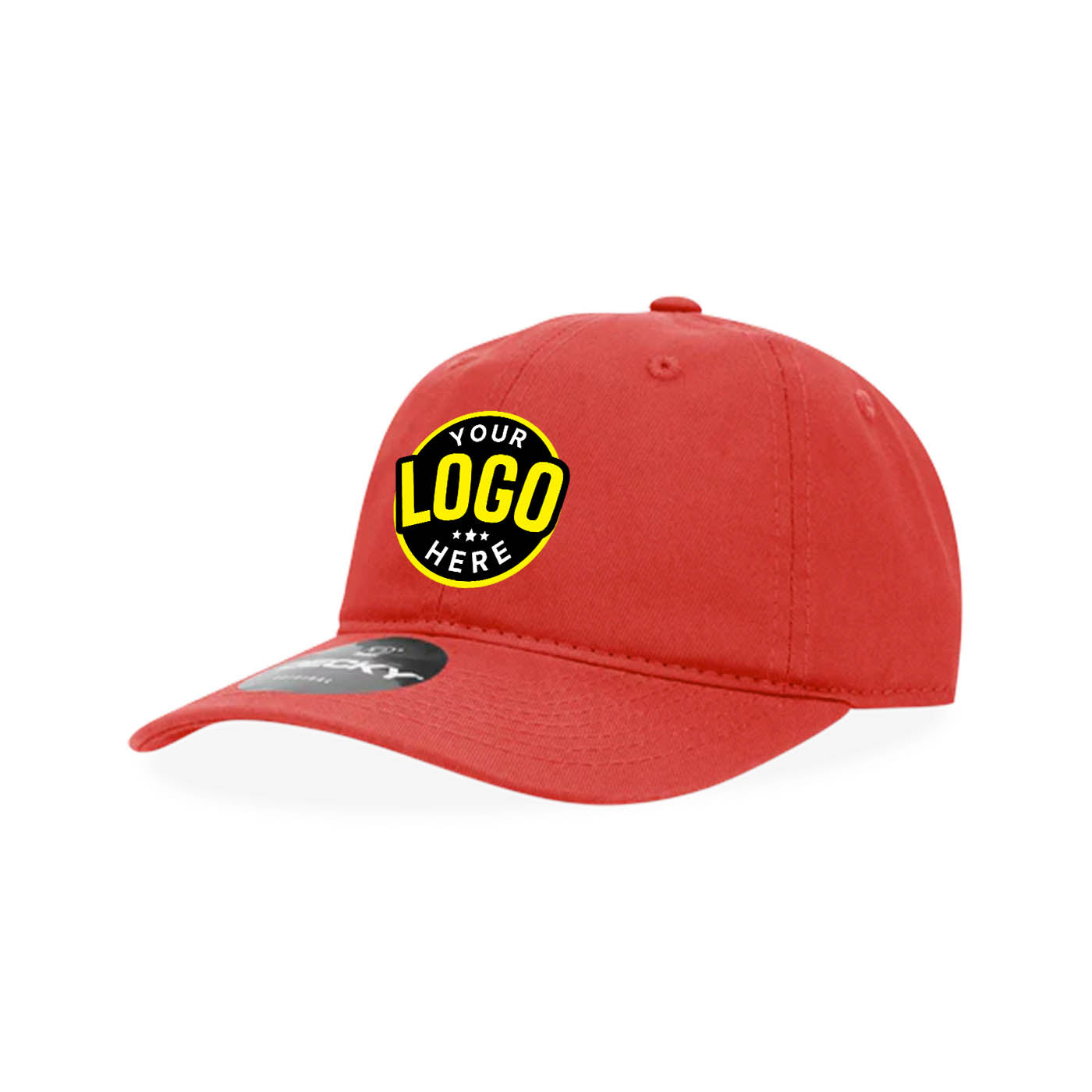 24 Hats Custom Logo Decky 205 Dad Hats Relaxed Caps Embroidered Packag ...