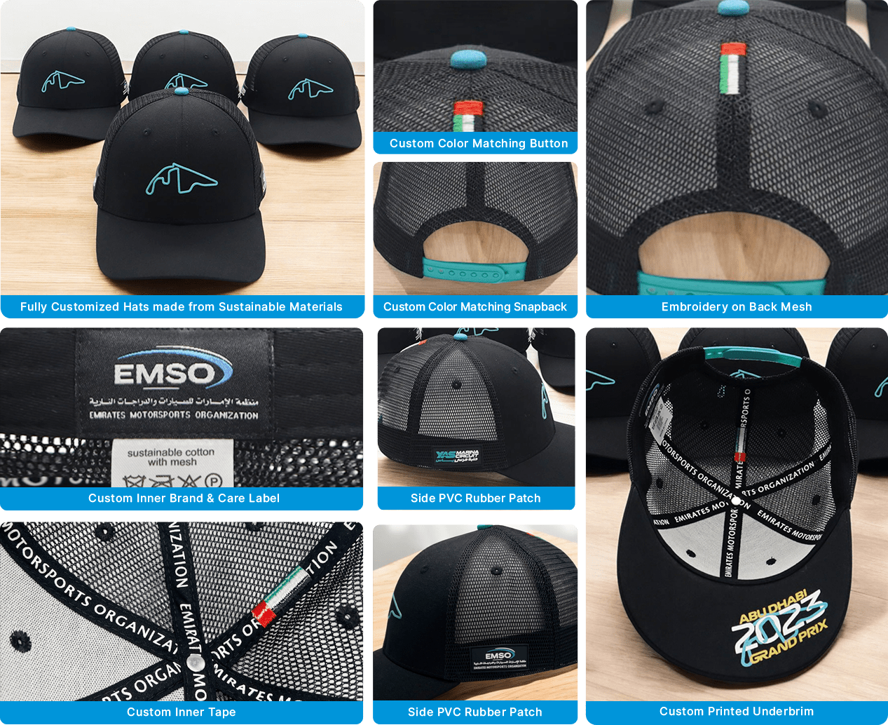 Private Label Custom Apparel – Star Hats and Embroidery
