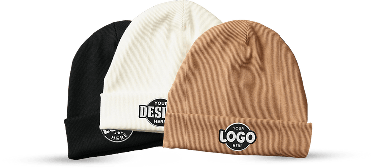 Custom Beanies with Logo Customized Knit Caps Bulk Wholesale – Star ...