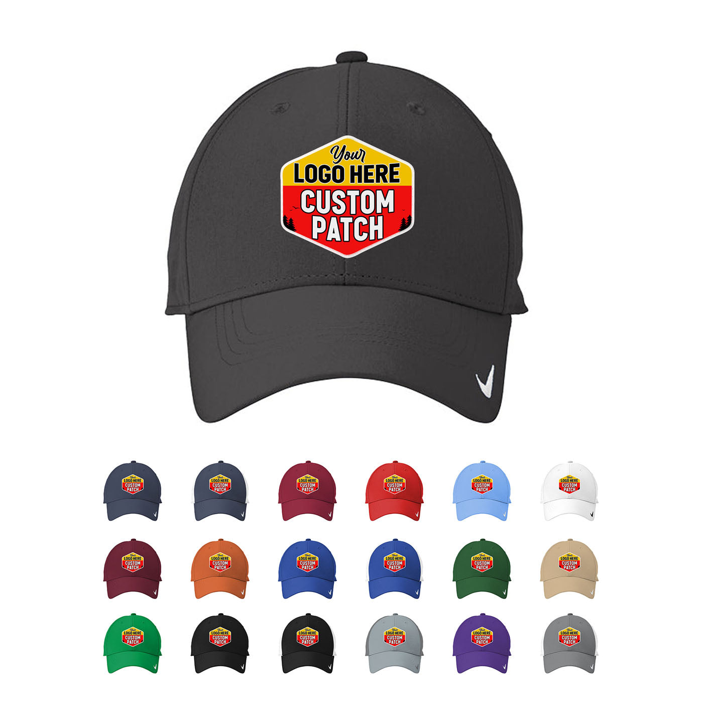 Custom Patch Nike NKFB6447 Dri-FIT Legacy Cap – Star Hats and Embroidery