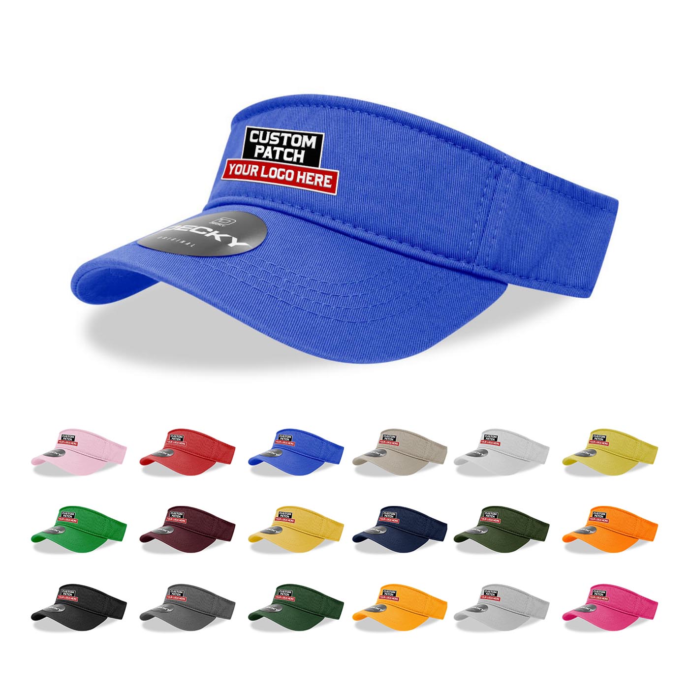 Custom Patch Decky 962 - Polo Visor, Sun Visor – Star Hats and Embroidery